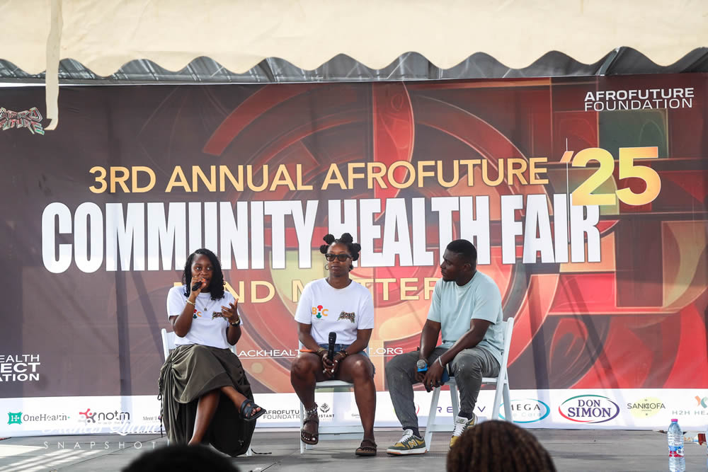 AfroFuture Community Health Fair Screens Market Women at Accra Business ...